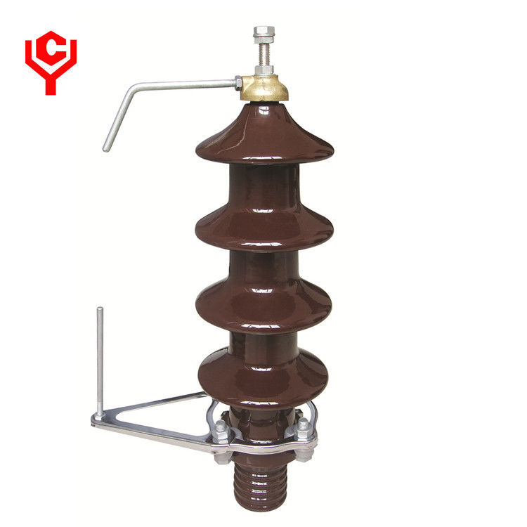 Outdoor 1kV Bushing Tegangan Rendah Isolator Keramik Coklat Dengan ...